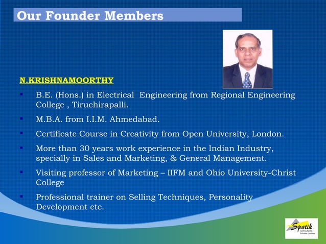 Spatik Consultants Pvt. L Td | PPT | Management Consulting Industry ...