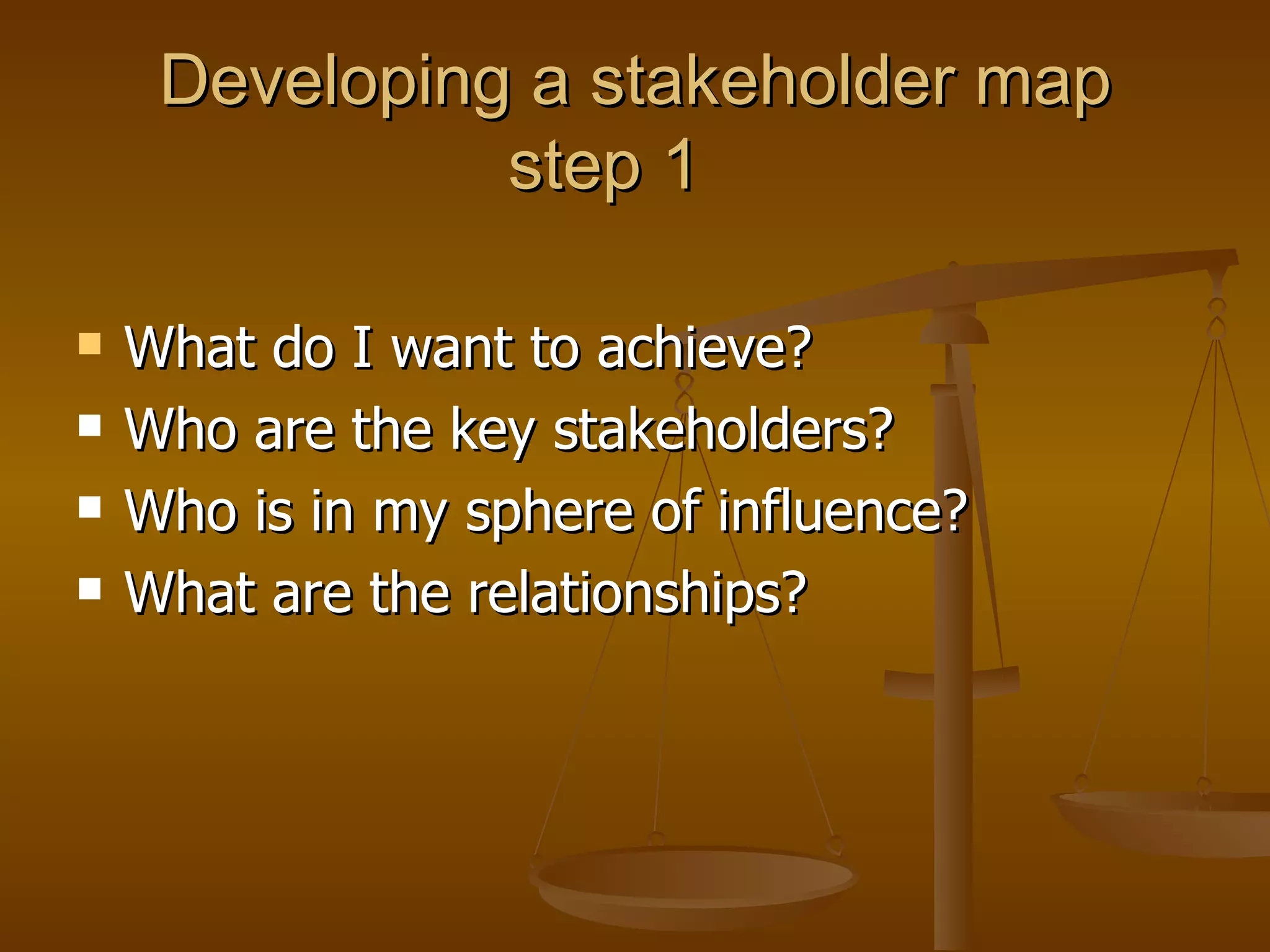 Stakeholder Mapping | PPT