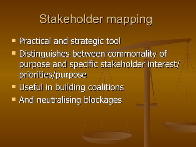 Stakeholder Mapping | PPT