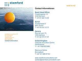 Stamford Presentation | PPT