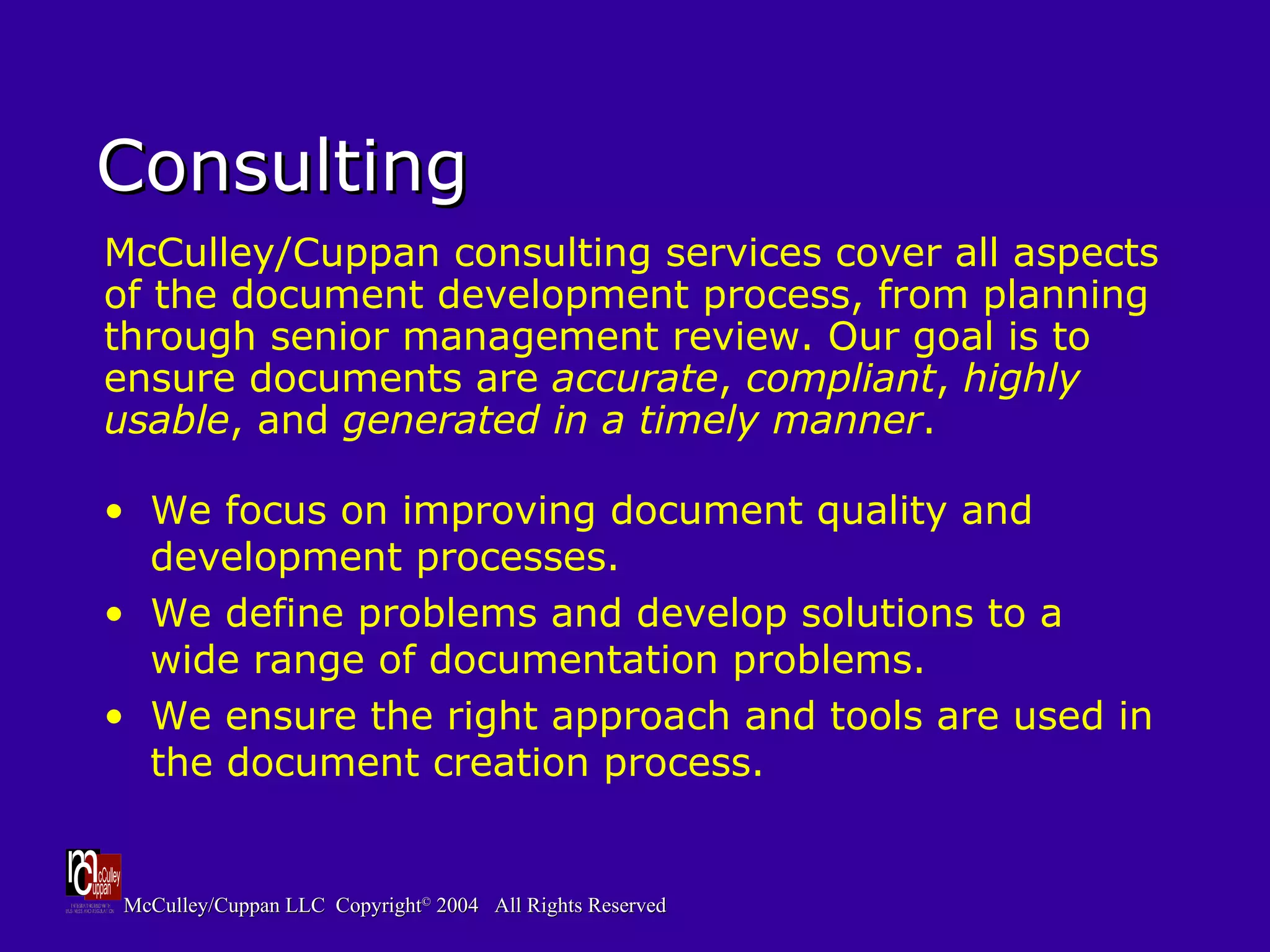 Statement Of Qualifications Final Apr 07 | PPT