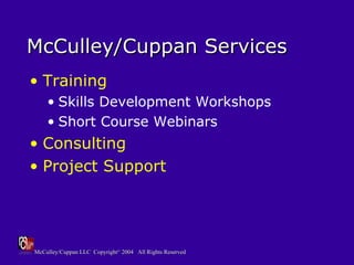 Statement Of Qualifications Final Apr 07 | PPT