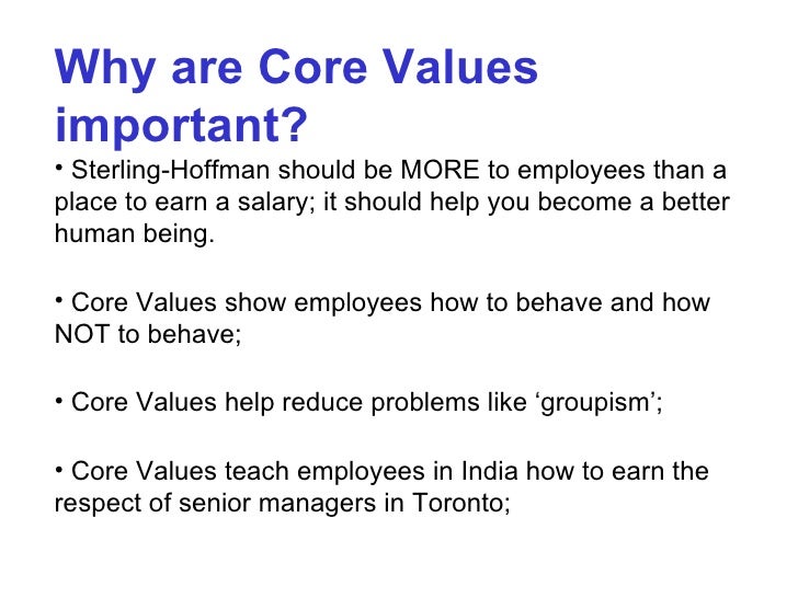 Sterling Hoffmans Core Values sterling-hoffmans-core-values