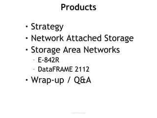 Storage Technology Overview | PPT