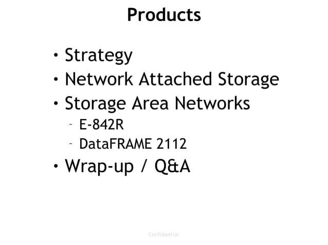 Storage Technology Overview | PPT