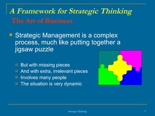 Strategic Thinking | PPT