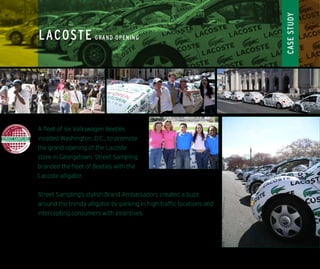 Street Sampling Media Kit | PDF