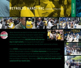 Street Sampling Media Kit | PDF