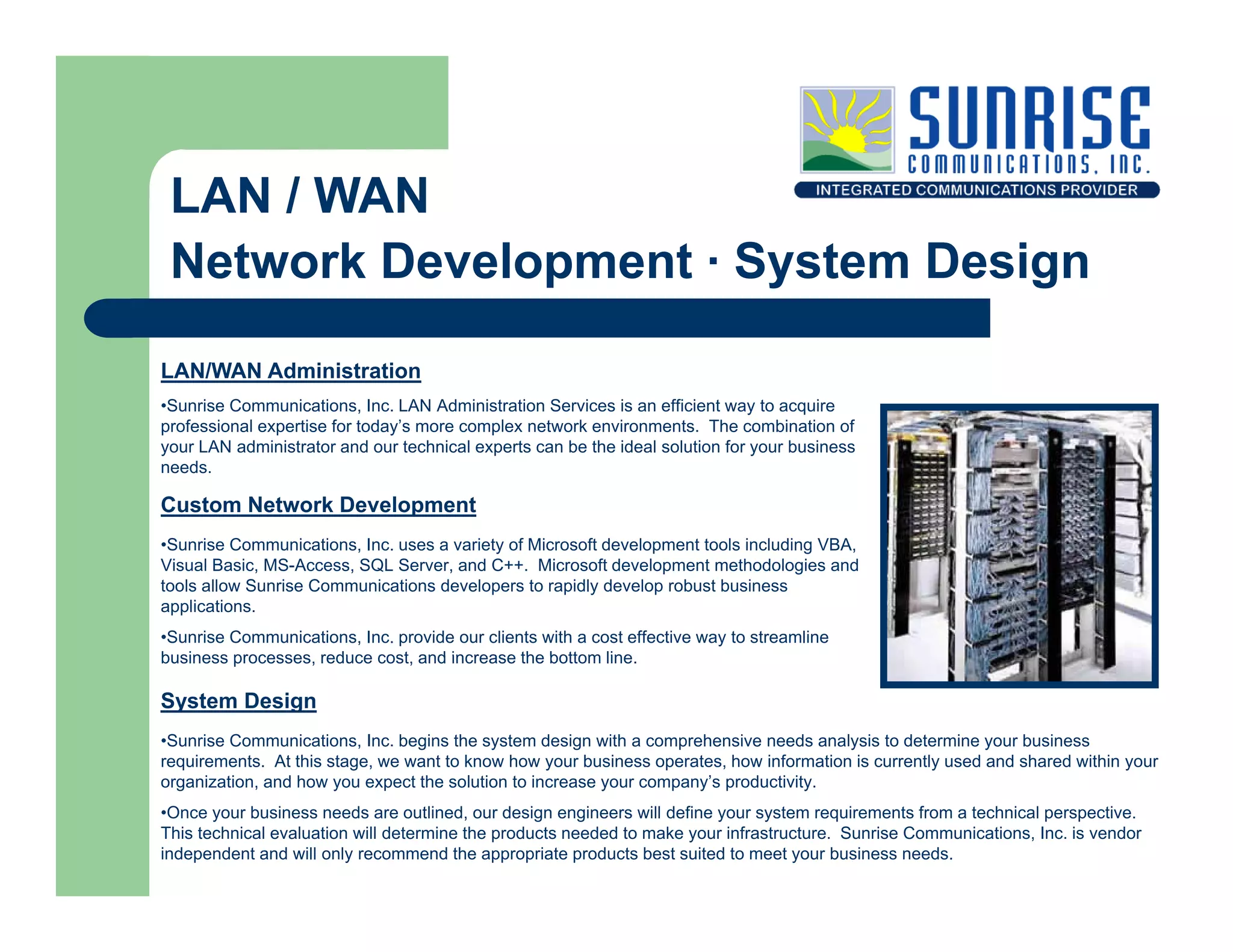 Sunrise Electronic Brochure | PDF