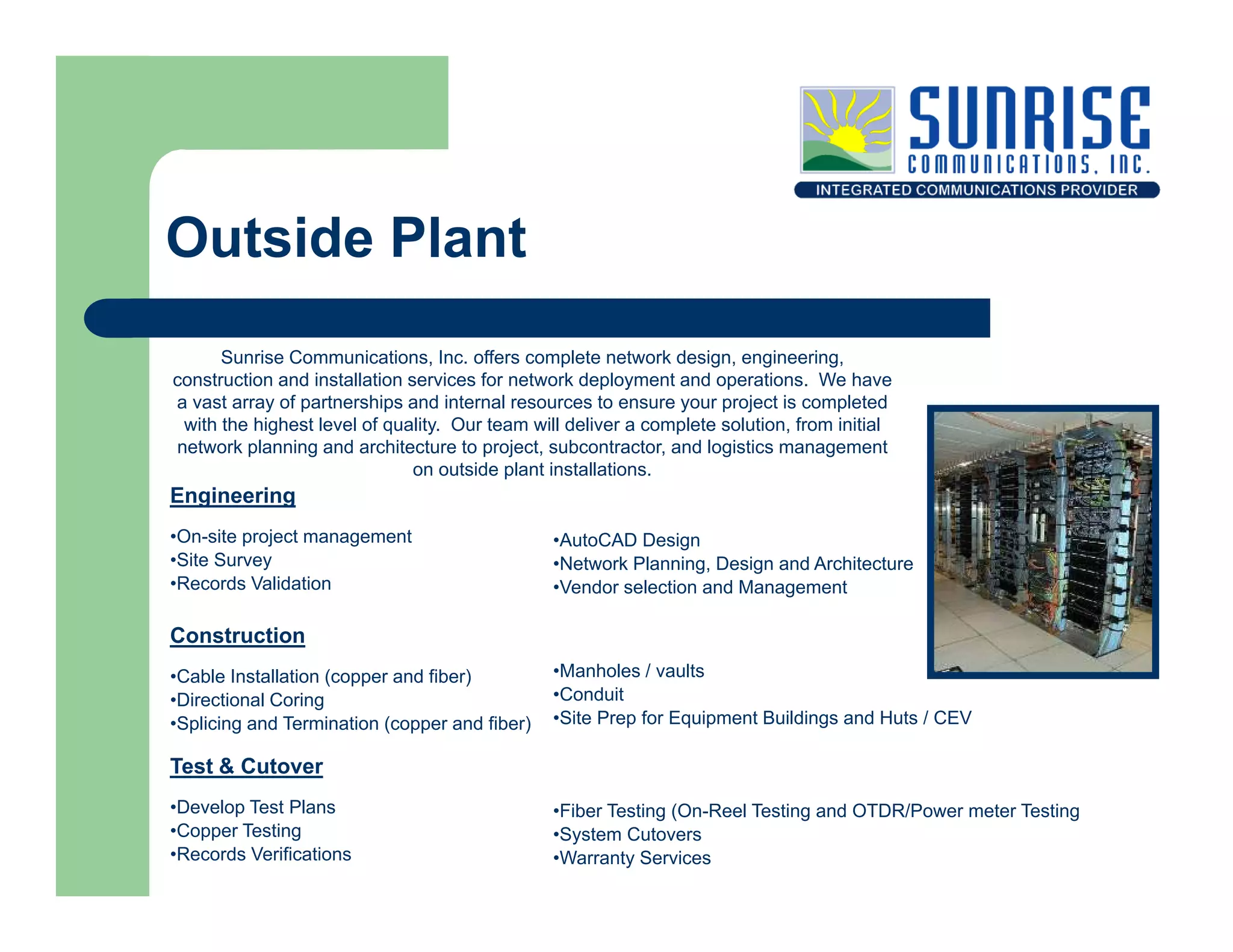 Sunrise Electronic Brochure | PDF