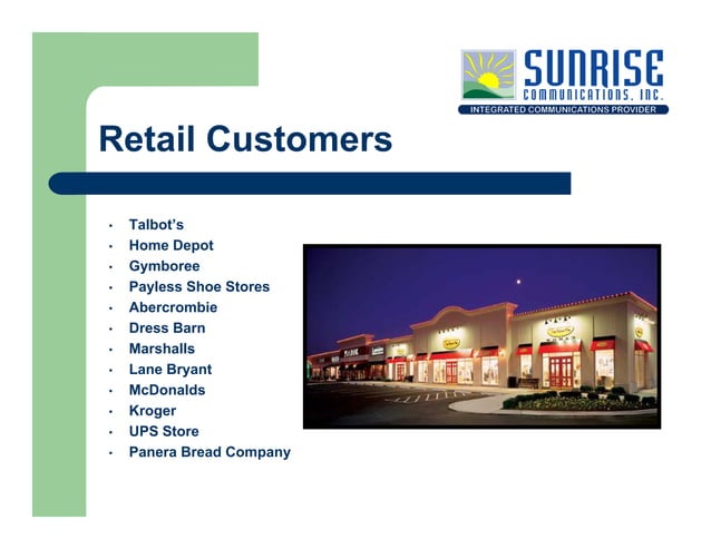 Sunrise Electronic Brochure | PDF