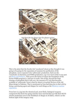 Syrian Wmd Site List | DOC