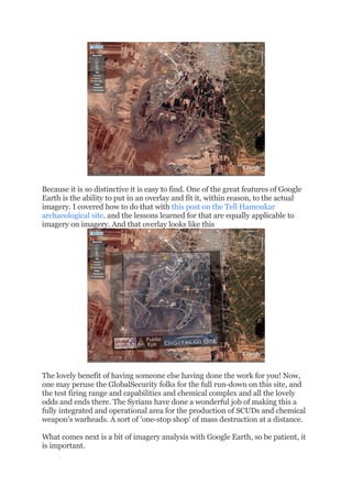 Syrian Wmd Site List | DOC