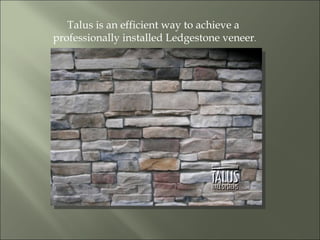 Talus Wall Systems | PPT