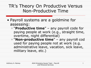 Payroll And Personal Services | PPT