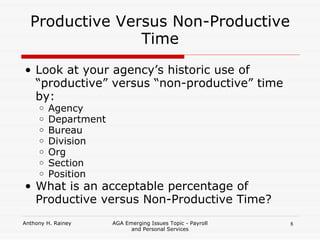 Payroll And Personal Services | PPT