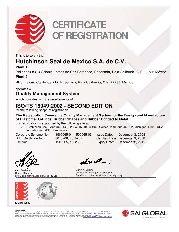 Sai Global Certification - prntbl.concejomunicipaldechinu.gov.co