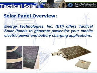 Tactical Solar | PPT
