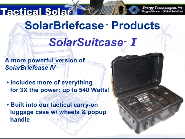 Tactical Solar