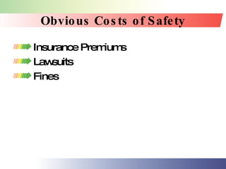 Taking Control Of Workplace Safety | PPT | Business | Business and Finance