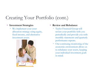 Taylor Financial Group Firm Powerpoint | PPT