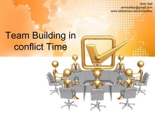 Team Building In Conflict time | PDF