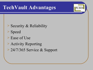 Tech Vault Solution | PPT