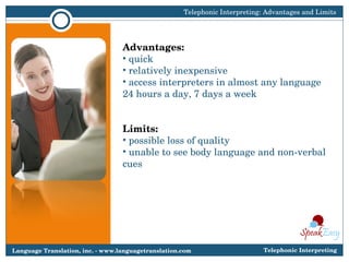 Telephone Interpreting - How does it work? | PPT