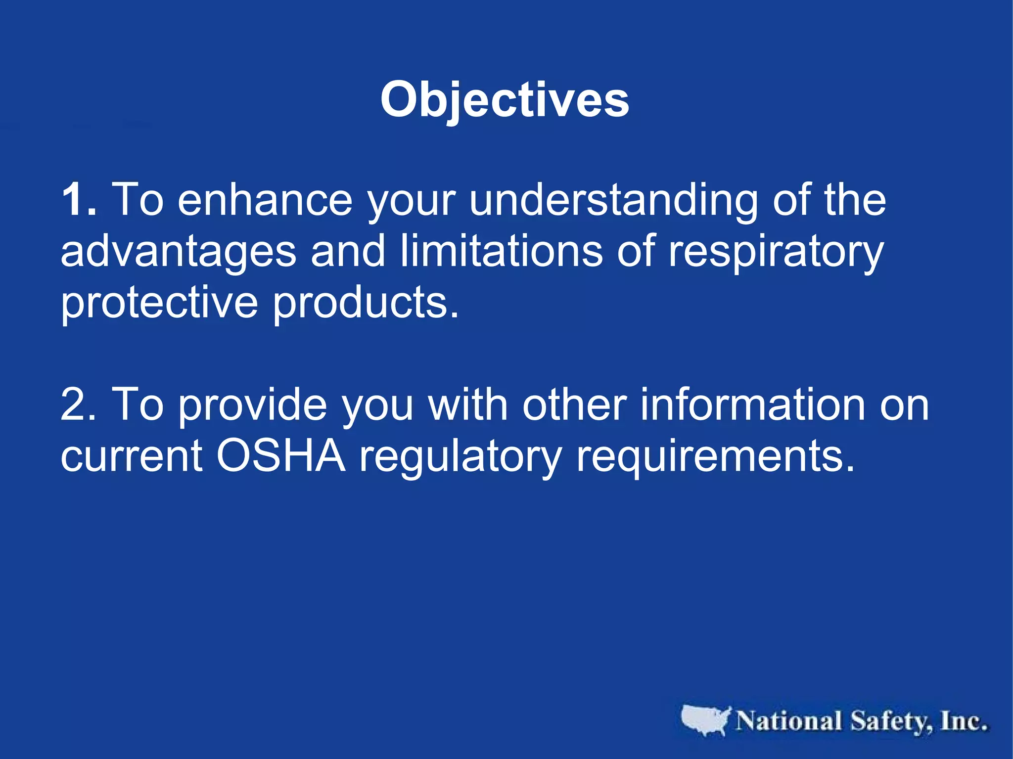 The Basics Of Respiratory Protection | PPT