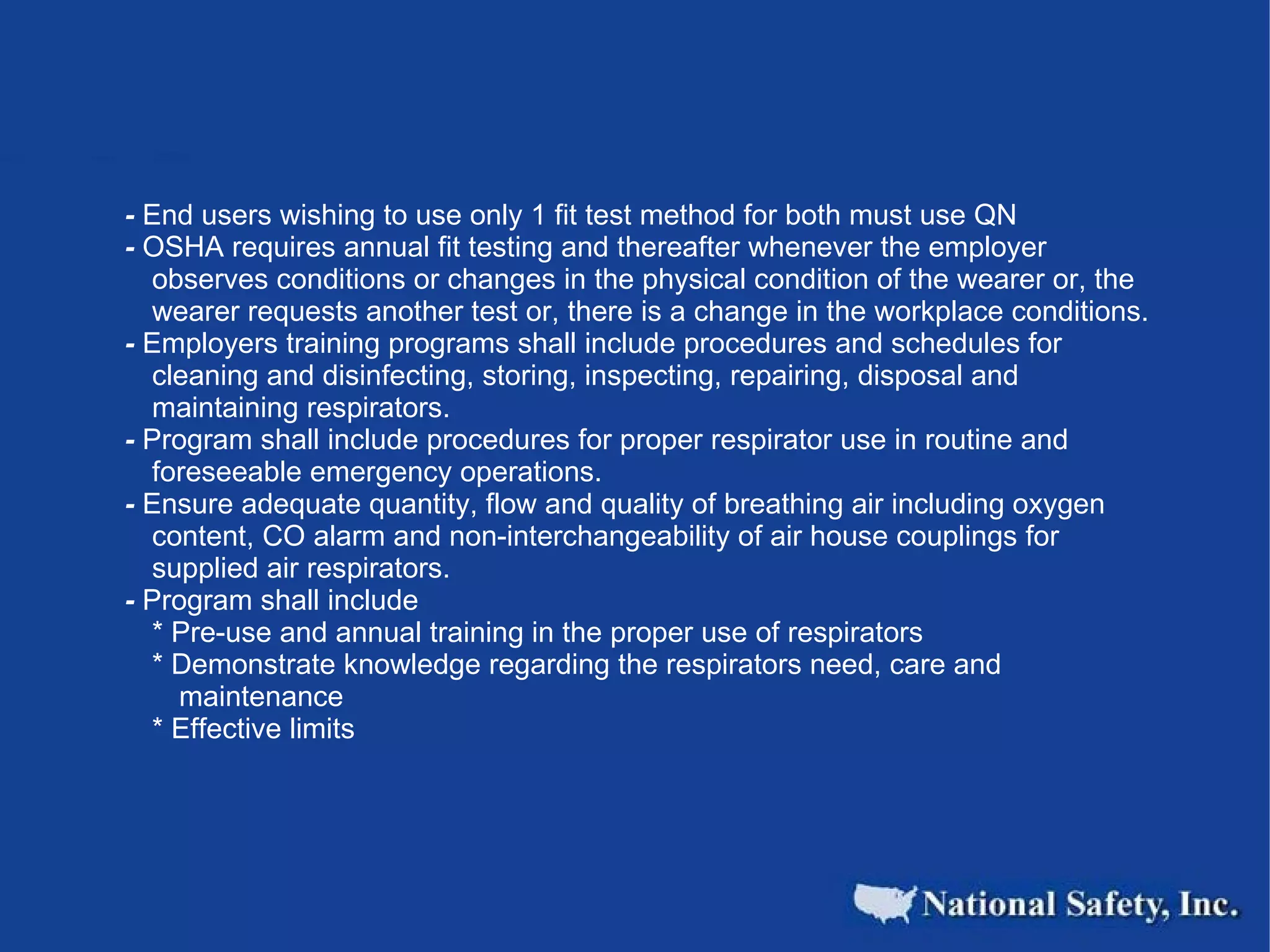 The Basics Of Respiratory Protection | PPT