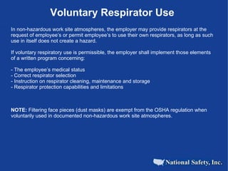 The Basics Of Respiratory Protection | PPT