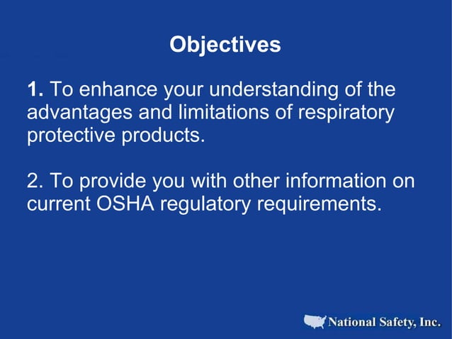 The Basics Of Respiratory Protection | PPT