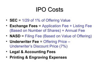 The IPO Process | PPT