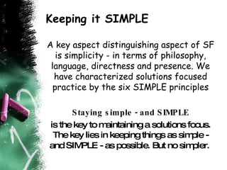 Solution Focus | PPT