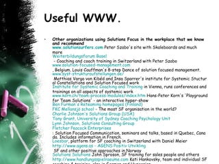 Solution Focus | PPT