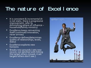 The Spirit Of Excellence | PPT