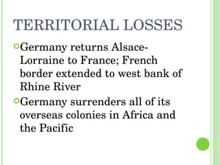 The Treaty Of Versailles | PPT