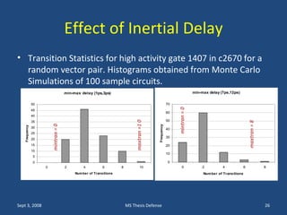 Thesis : Simulation Based Power Estimation Techniques for Digital CMOS ...