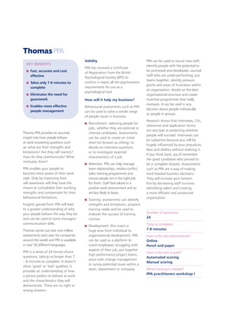 Thomas Brochure | PDF