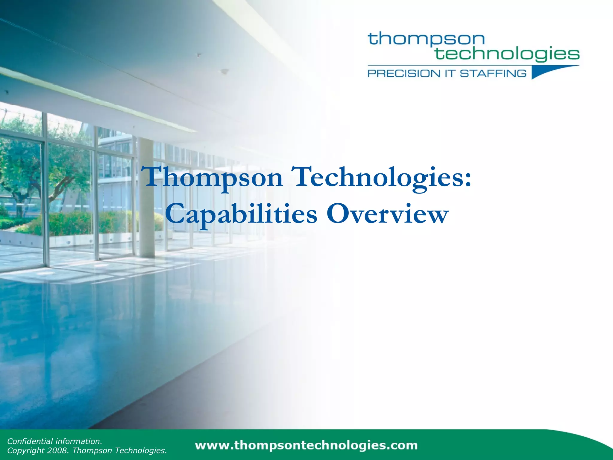 Thompson Capabilities Presentation V2 | PPT