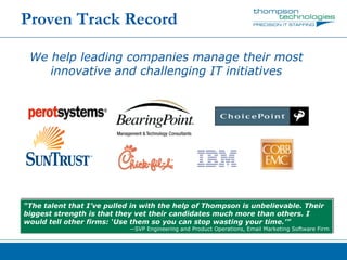 Thompson Capabilities Presentation V2 | PPT