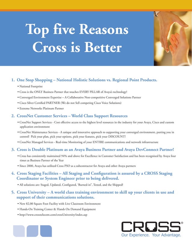 Top 5 Reasons To Get To Know Cross Telecom | PDF