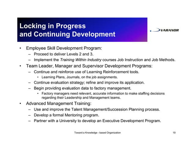 Toward A Knowledge Based Organization, Varanor, 28 Dec 08 | PDF