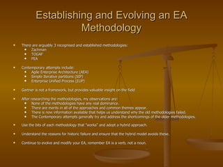 Towards An Enterprise Architecture | PPT