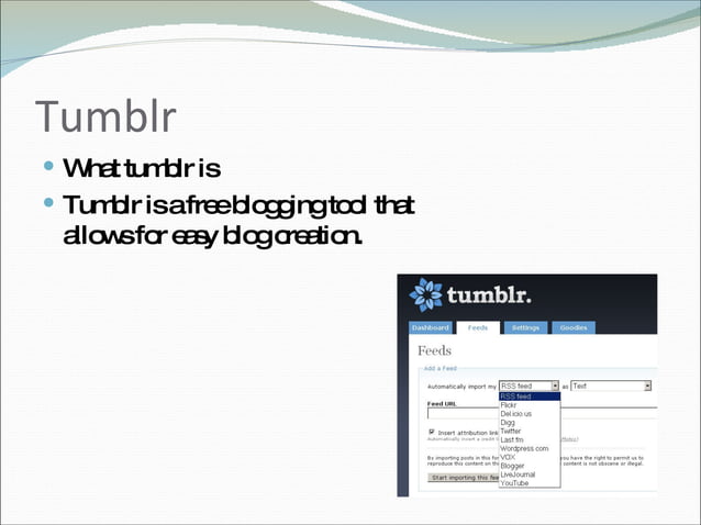 Tumblr presentation | PPT
