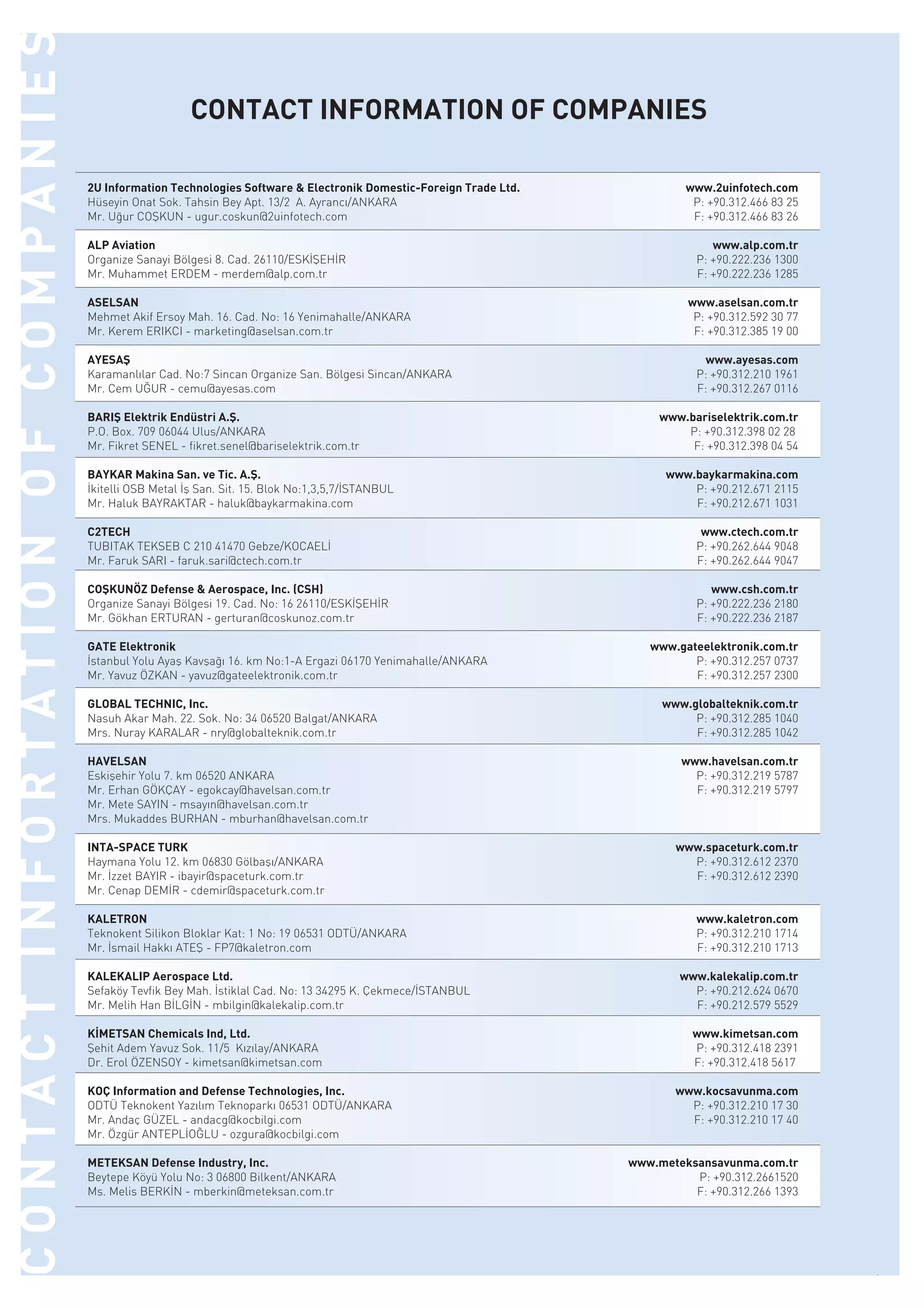 Turkish Aeronautics Capability Matrix Eu Fp7 | PDF