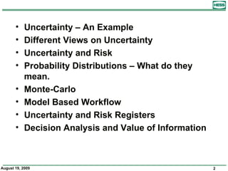 Uncertainty Who Cares | PPT