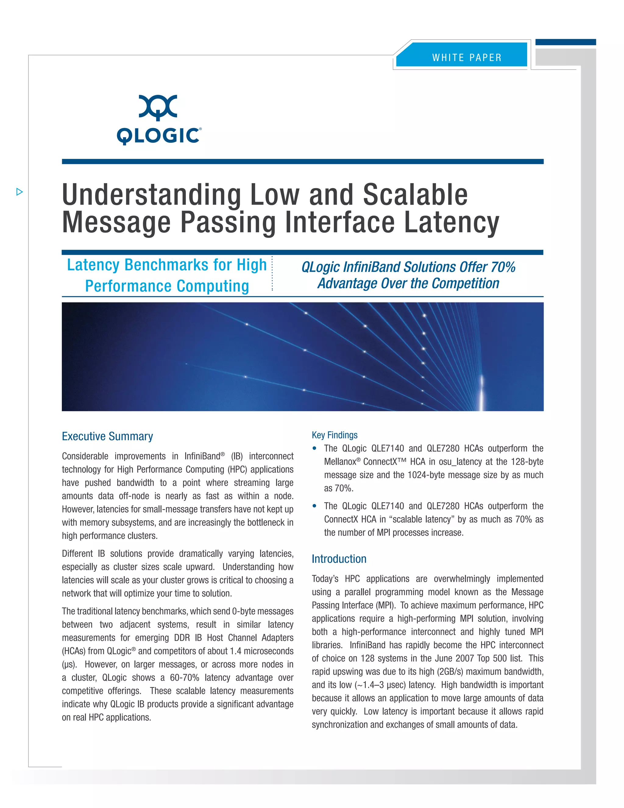 Understanding Low And Scalable Mpi Latency | PDF