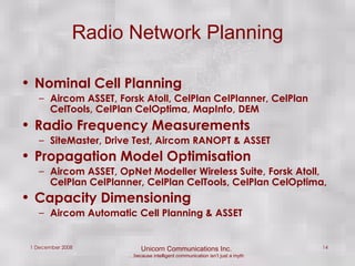 Unicorn Wireless Engineering Presentation | PPT