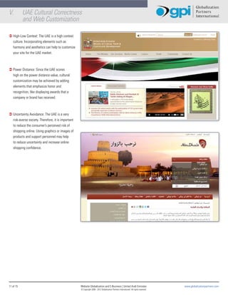 Website Globalization in the United Arab Emirates | PDF
